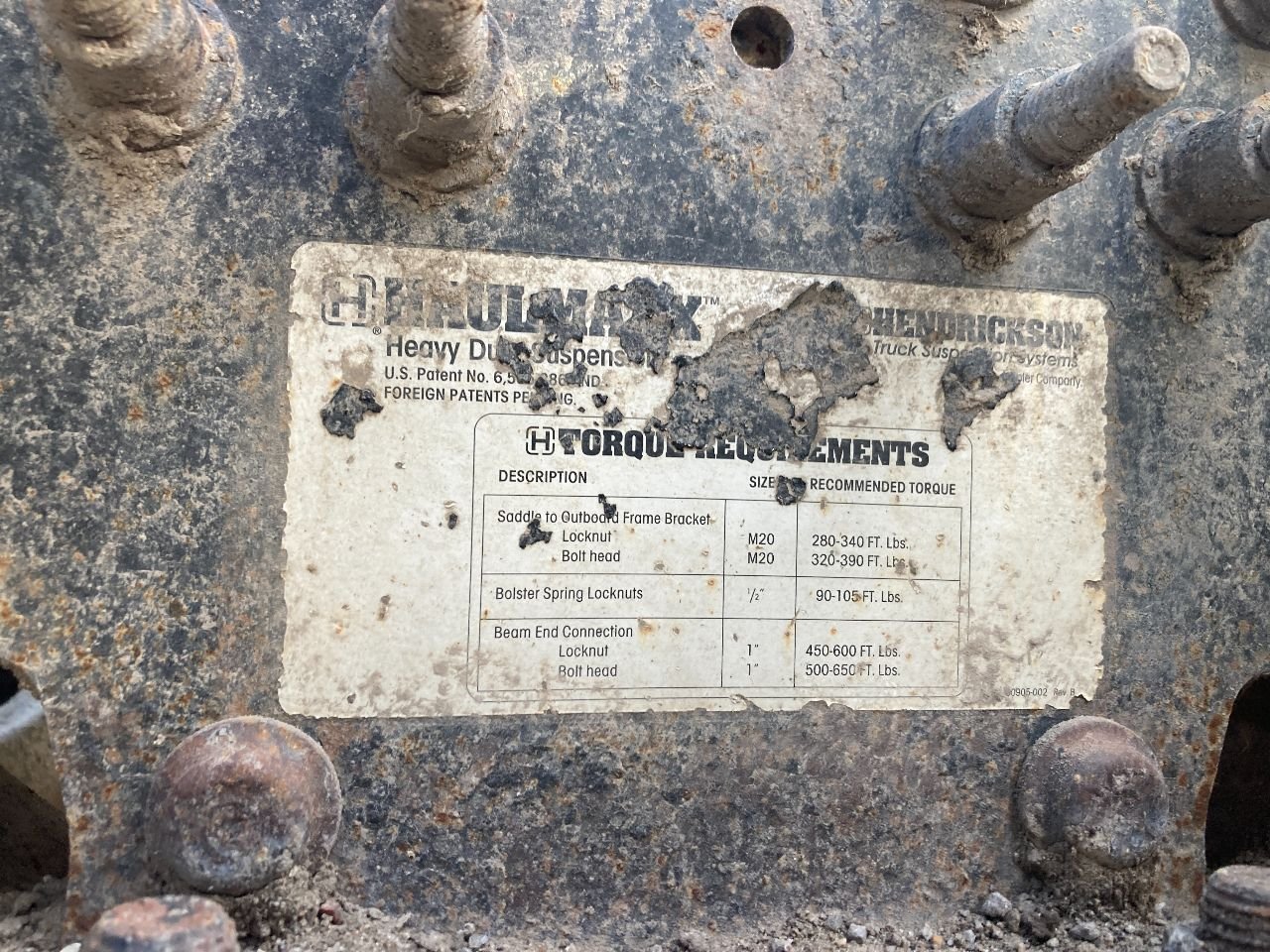 Hendrickson HMX46 Suspension for Sale