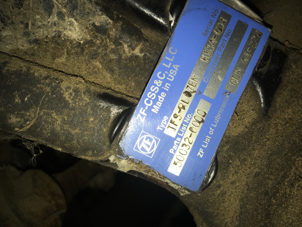 IFS-RL67EM | Axle Assembly, Front for Sale