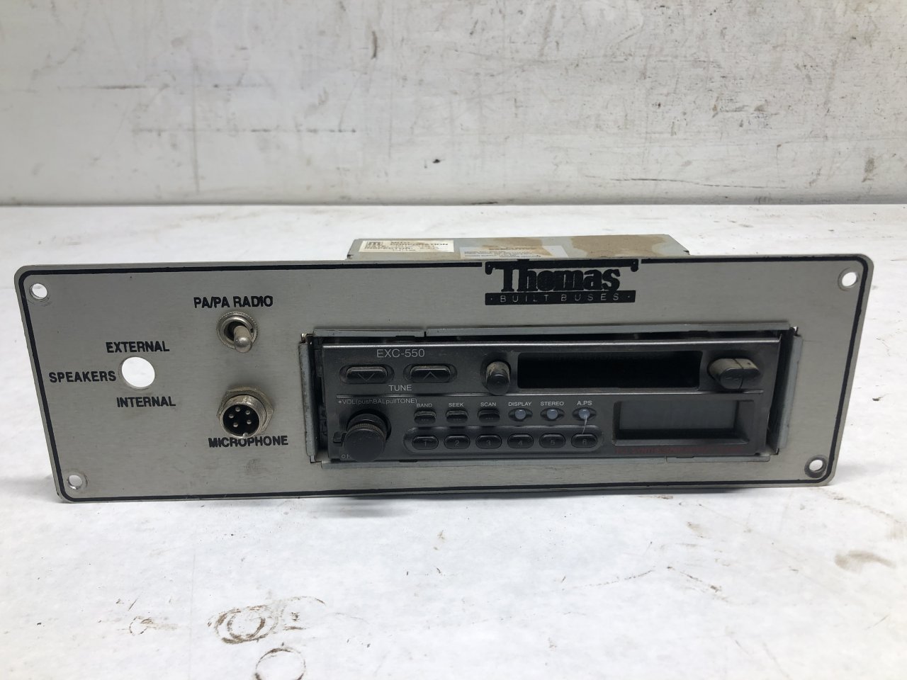 EXC-550 | Thomas SAF-T-LINER MVP-EF A/V Equipment (Radio) for Sale