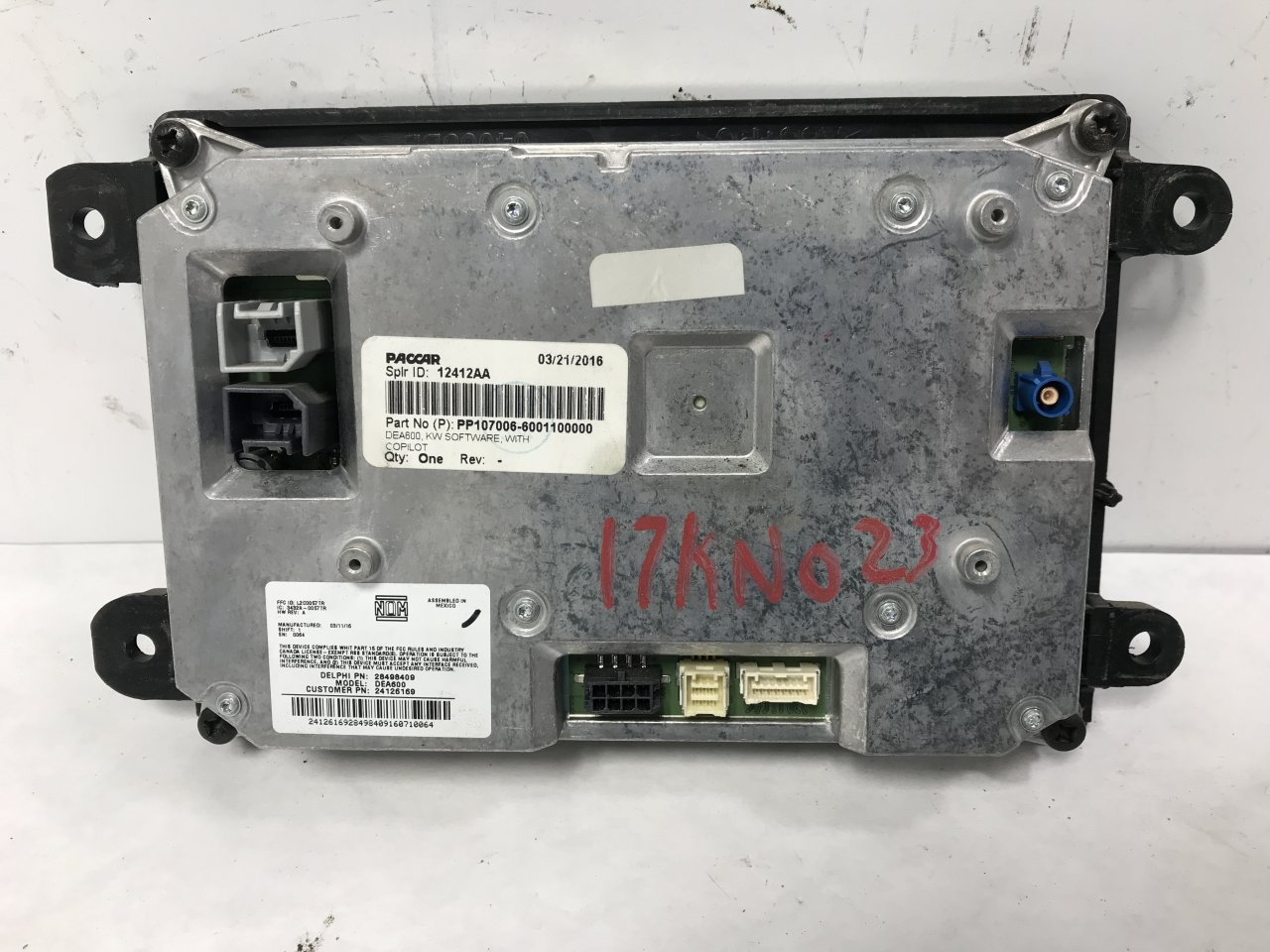 Kenworth T680 A/V Equipment (Radio) for Sale