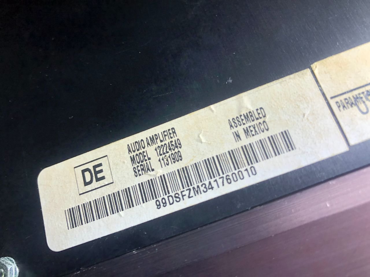 12224549 | Volvo VNL A/V Equipment (Radio) for Sale