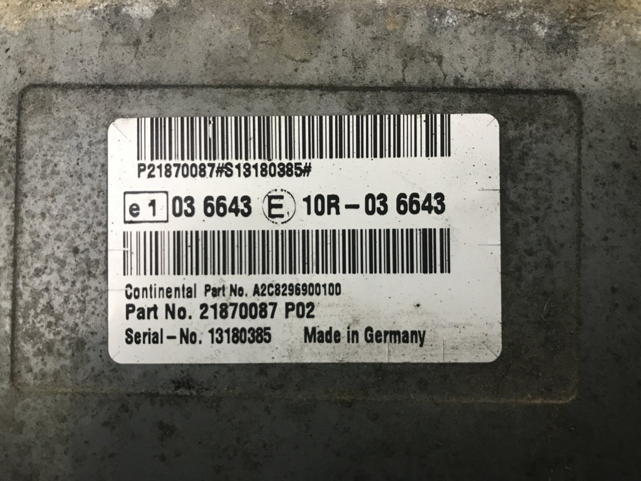 13180385 | Volvo D13 Aftertreatment Control Module (ACM) for Sale