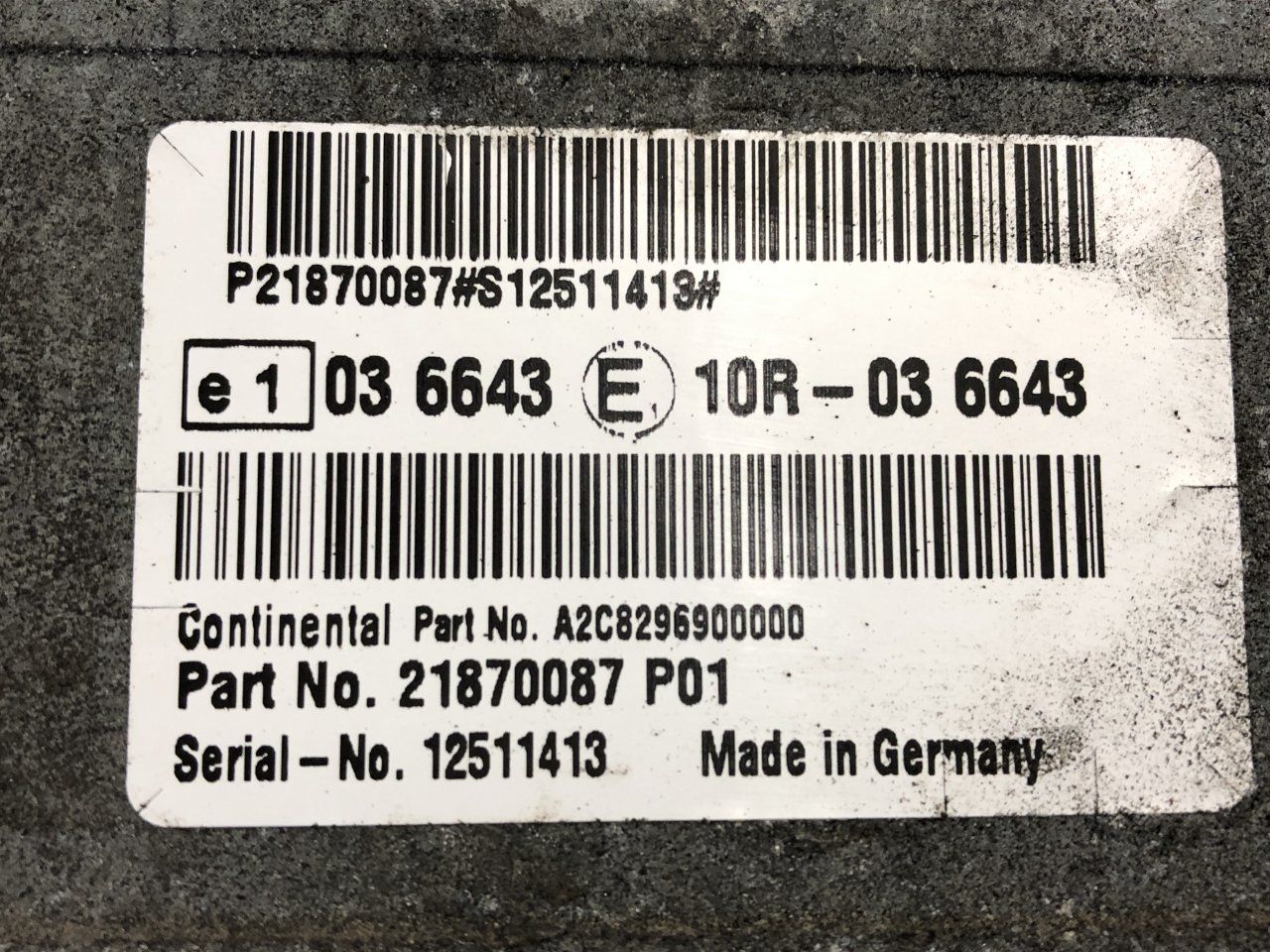 A2C8296900000 | Volvo D13 Aftertreatment Control Module (ACM) for Sale