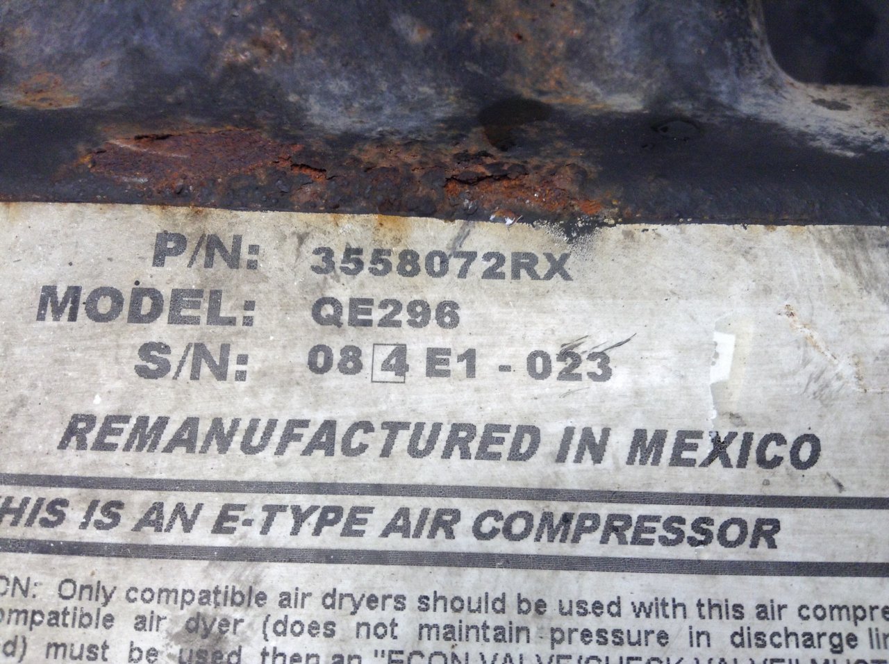 3558072RX | Cummins M11 Air Compressor for Sale
