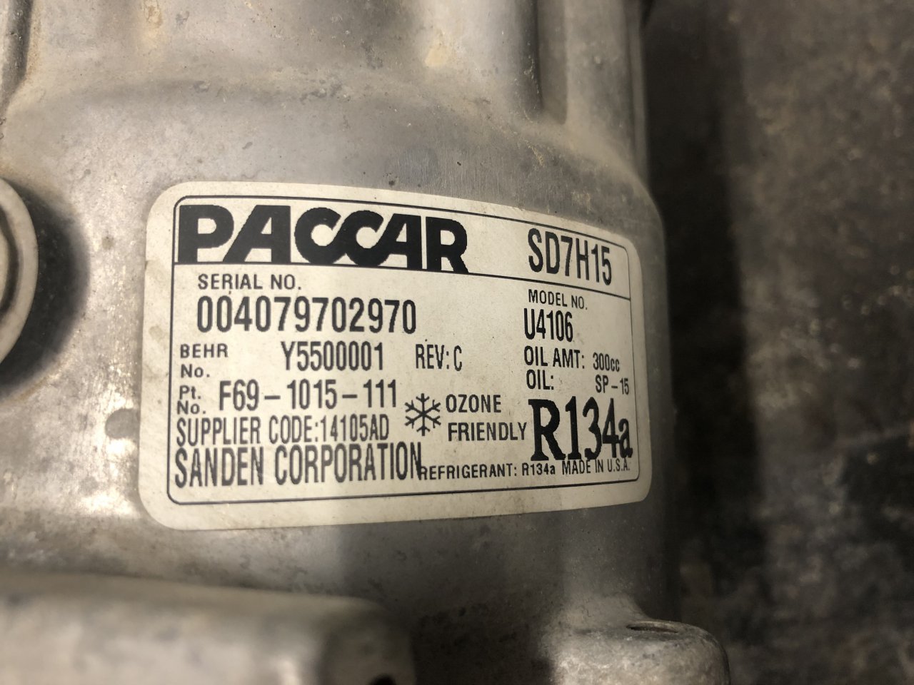 Peterbilt 567 Air Conditioner Compressor for Sale