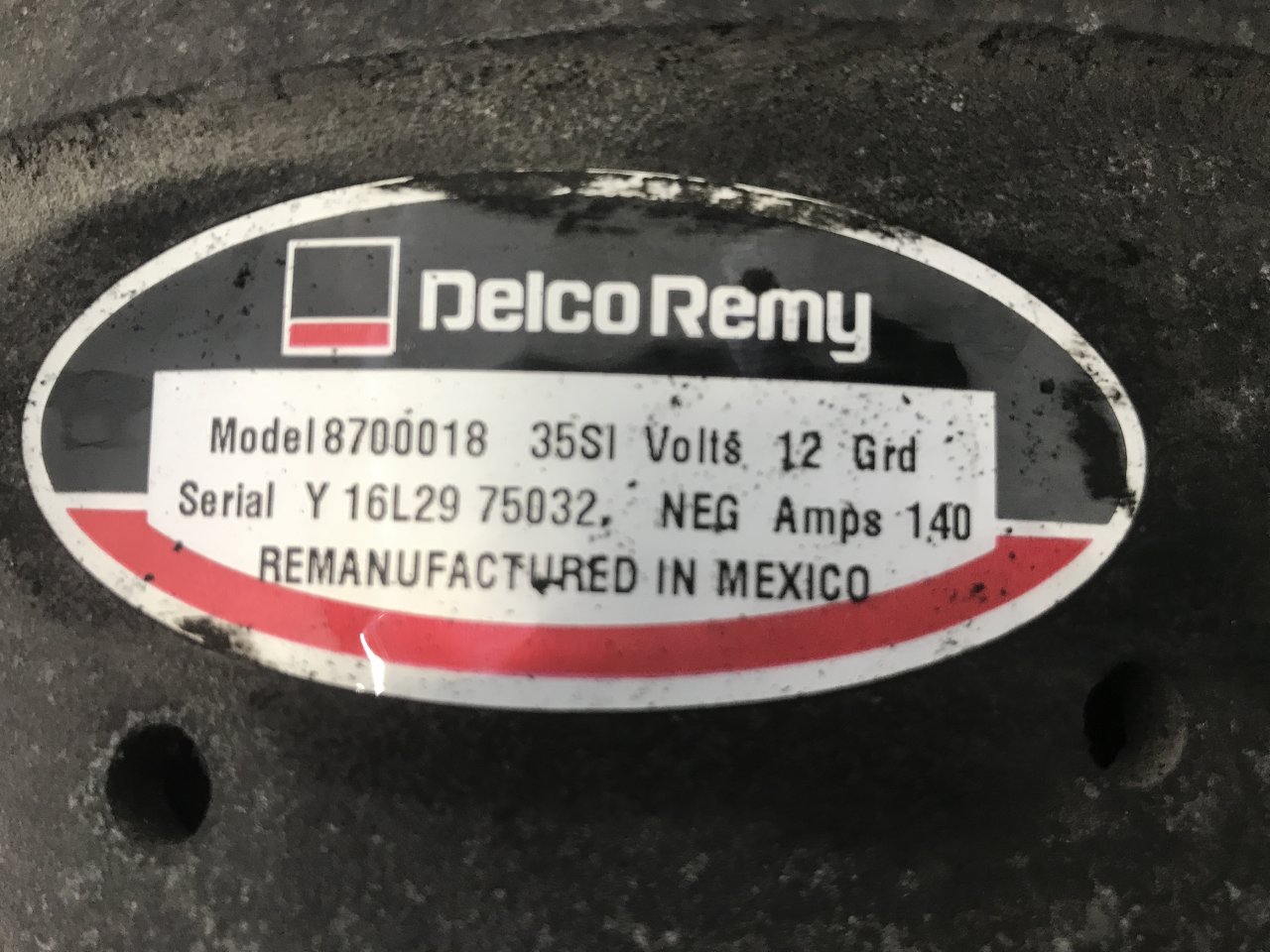 8700018 | Freightliner COLUMBIA 120 Alternator for Sale