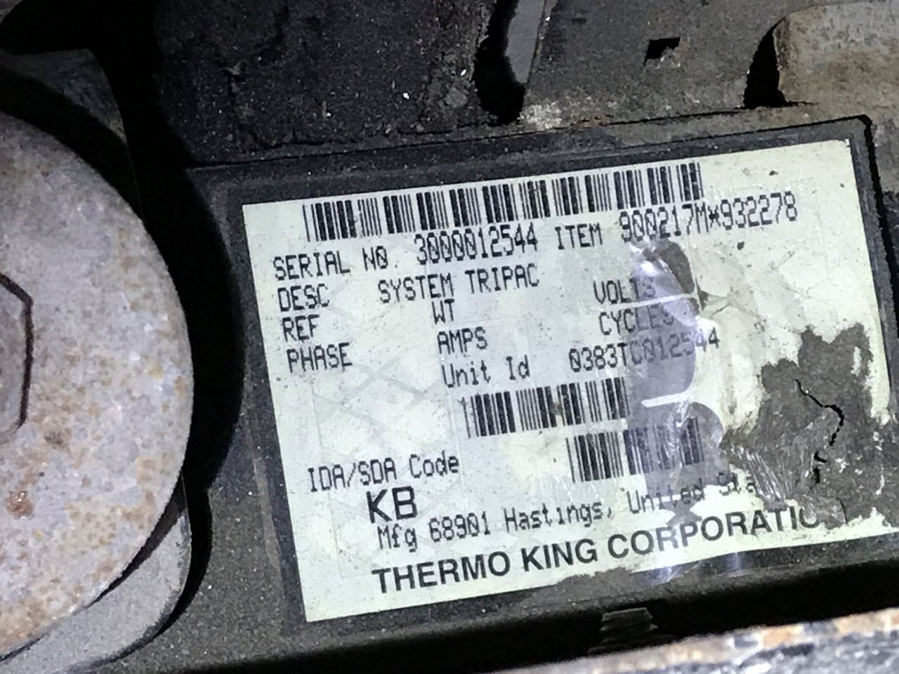 900217M*932278 | Thermo King TRIPAC APU, Engine for Sale