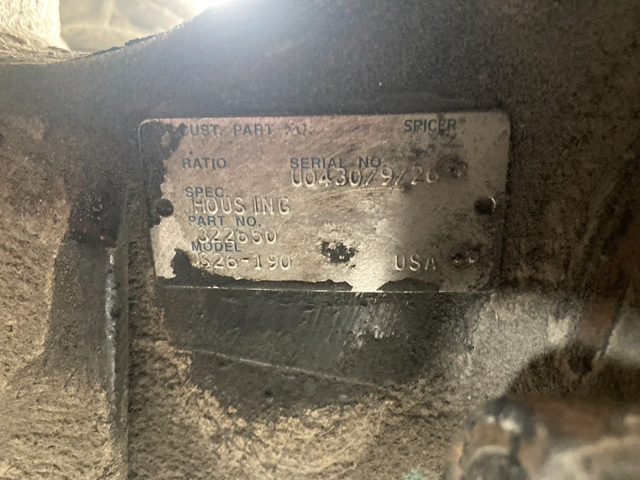 322650 | Eaton R46-170 Axle Housing (Rear) for Sale