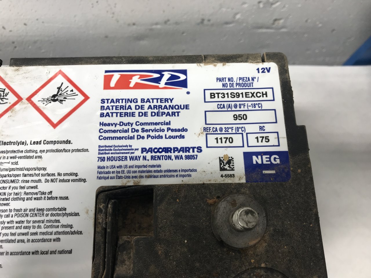 BT31S91EXCH | Peterbilt 365 Battery for Sale