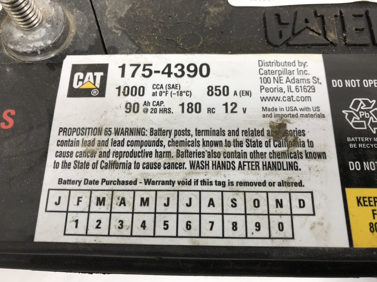 175-4390 | Peterbilt 579 Battery for Sale