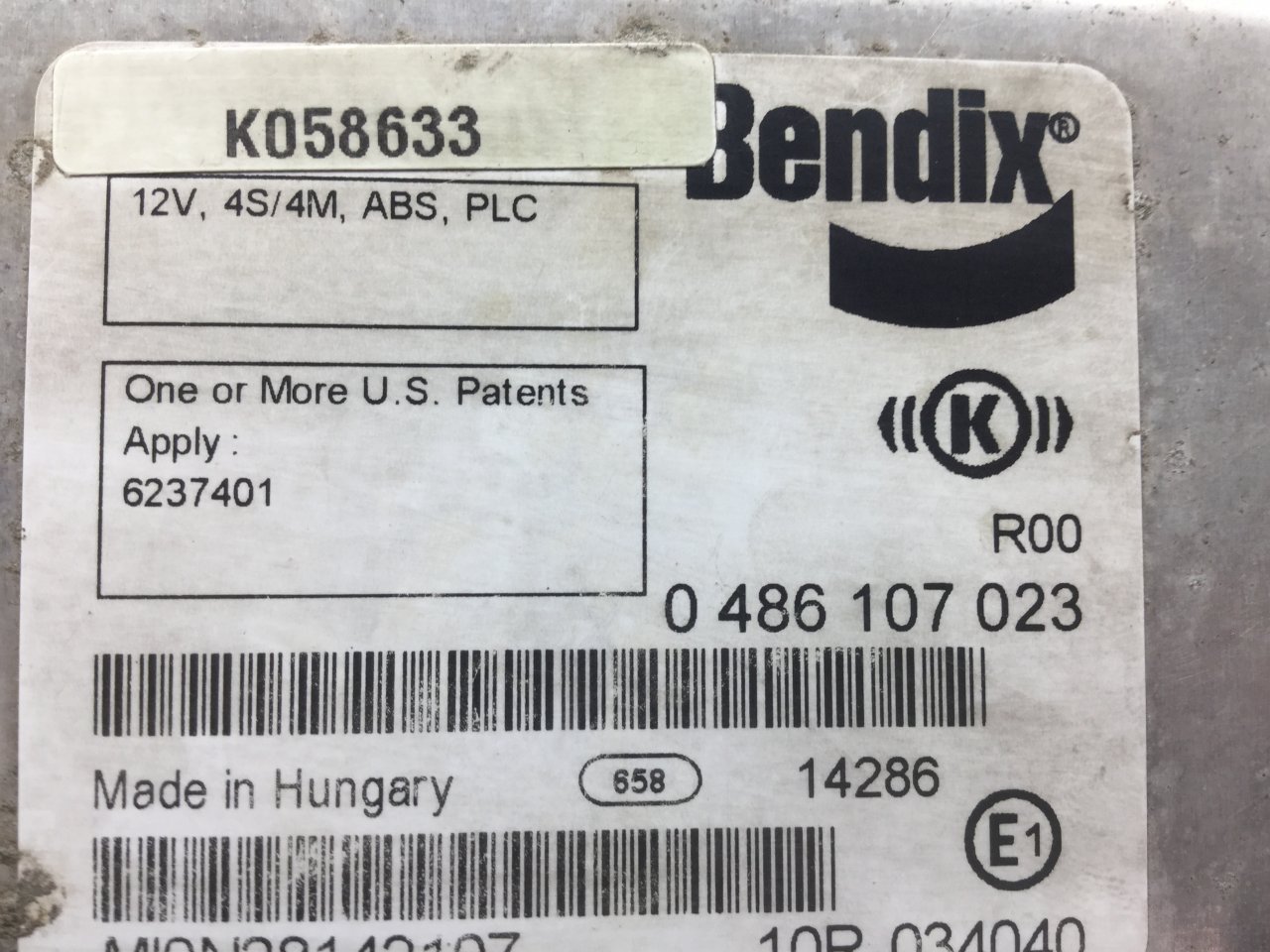 K058633 | Peterbilt 379 Brake Control Module (ABS) for Sale