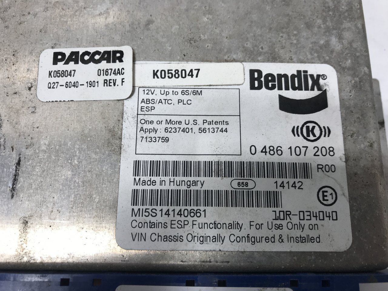 K058047 | Peterbilt 389 Brake Control Module (ABS) for Sale