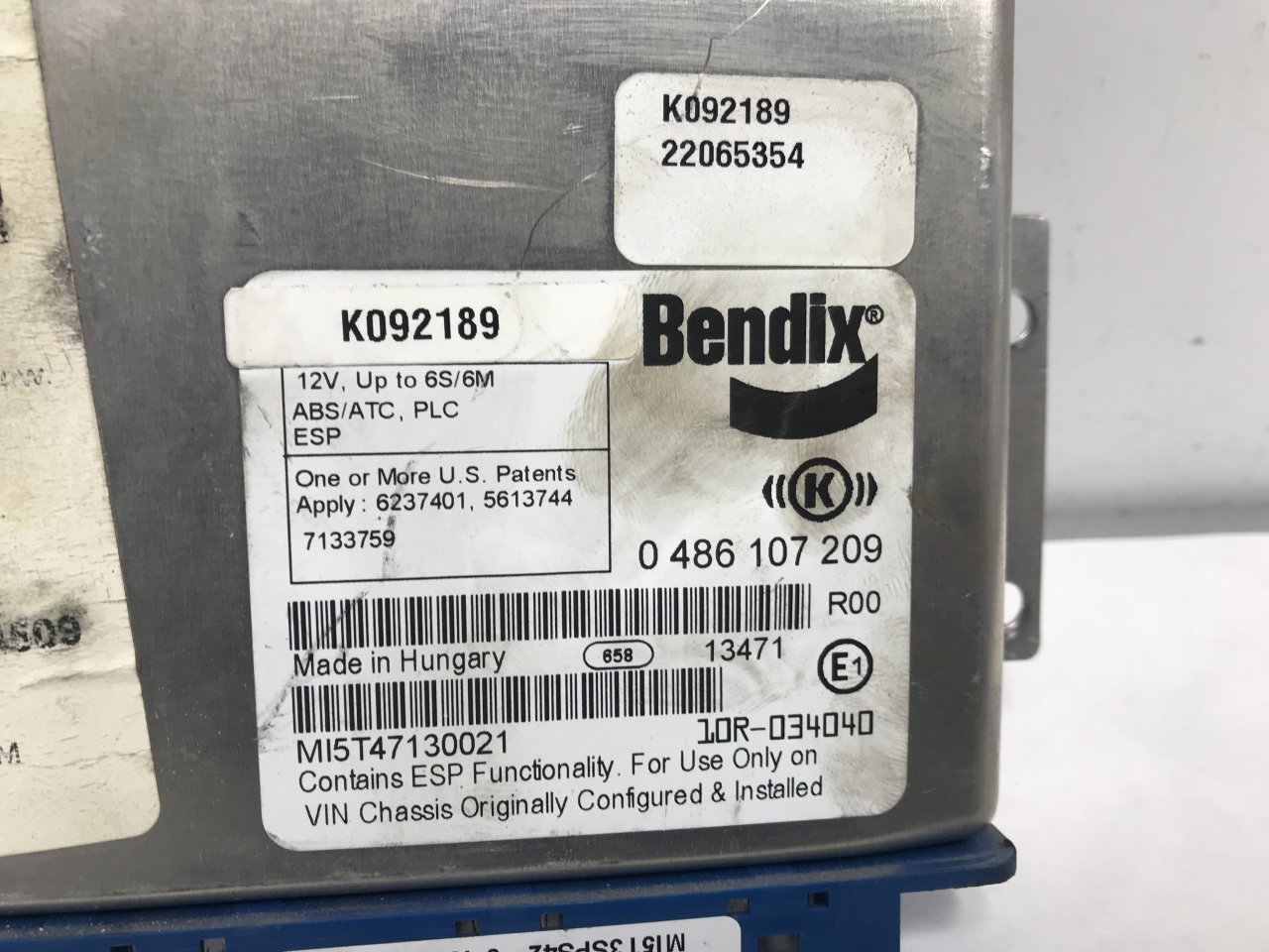 K092189 | Mack CXU613 Brake Control Module (ABS) for Sale