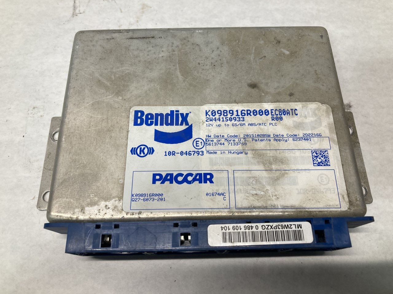 K098916R000 | Kenworth T660 Brake Control Module (ABS) for Sale