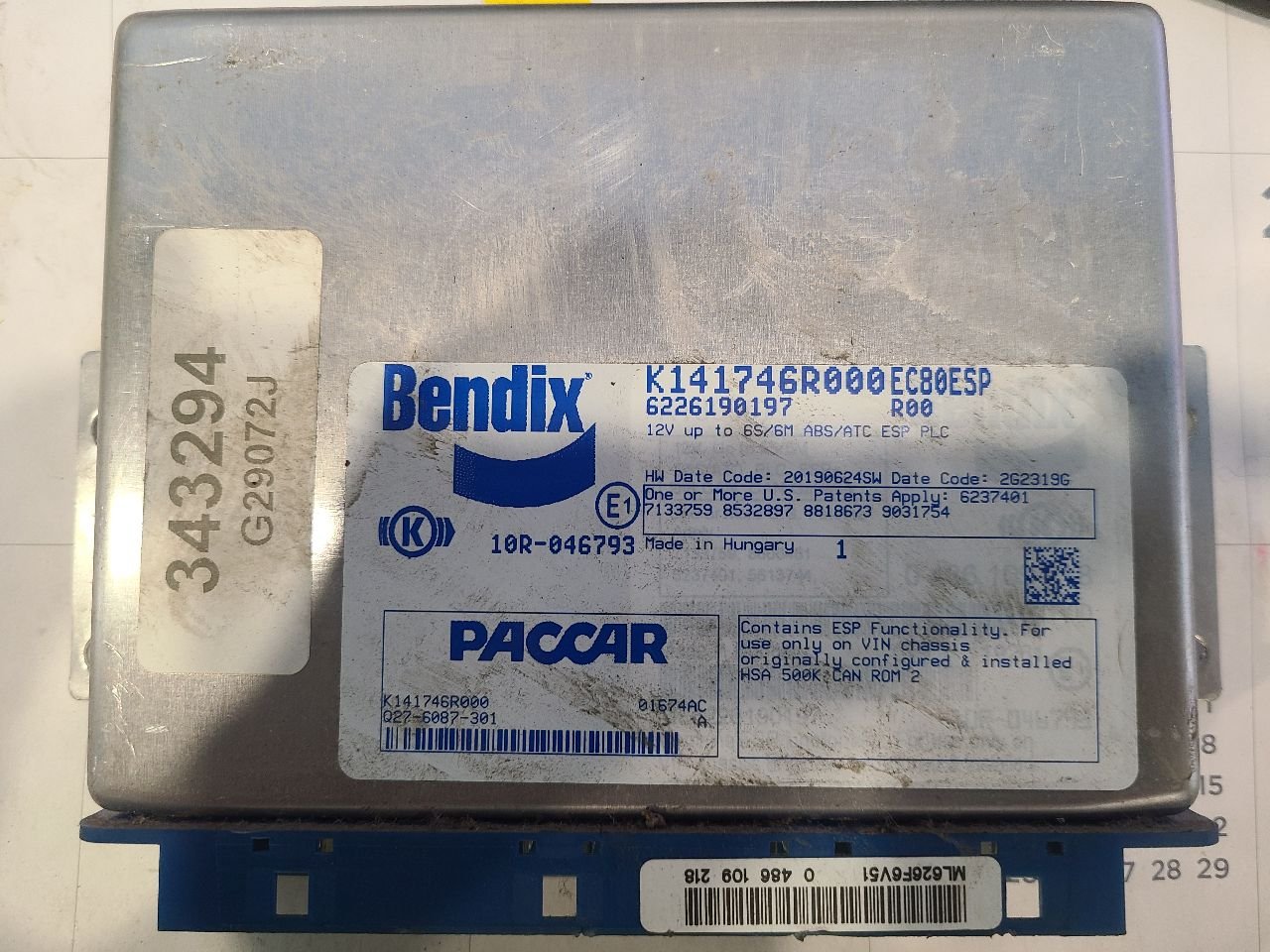 K141746R000EC80ESP | Kenworth T680 Brake Control Module (ABS) for Sale