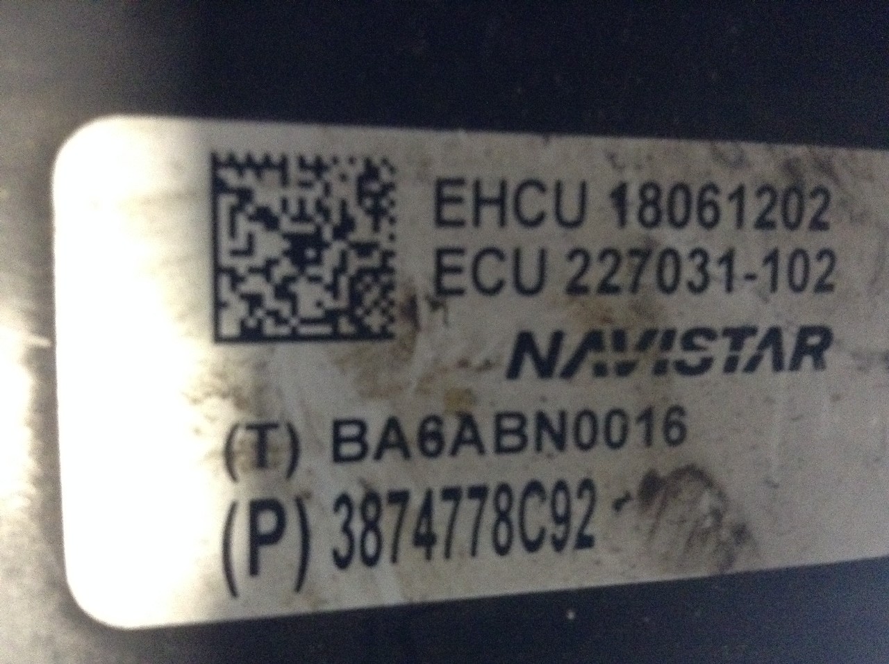 DB1982274 | International TERRASTAR Brake Control Module (ABS) for Sale