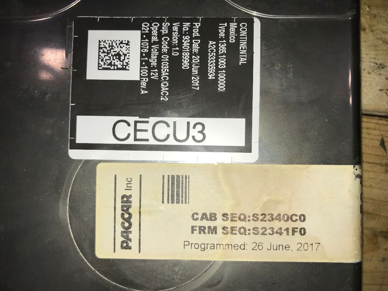 A2C53335934 | Peterbilt 389 Cab Control Module CECU for Sale