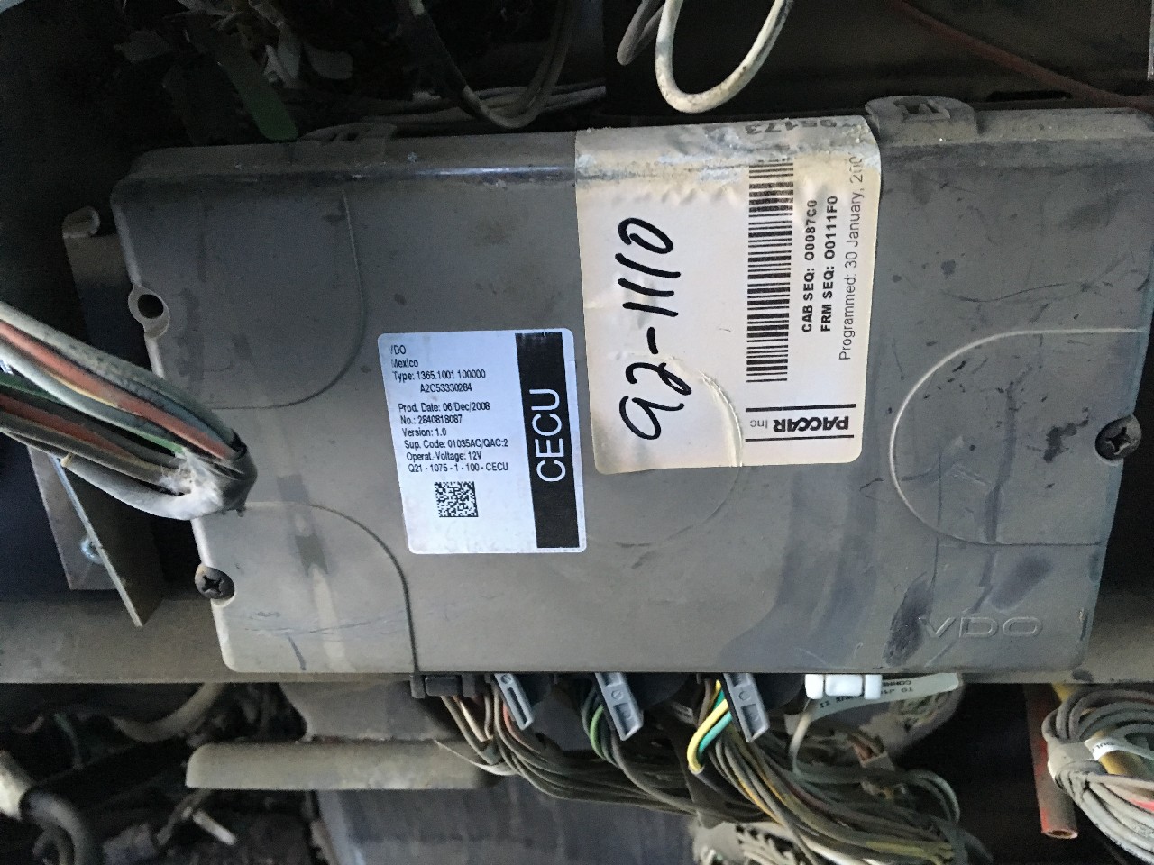 Q21-1075-1-100 | Peterbilt 389 Cab Control Module CECU for Sale
