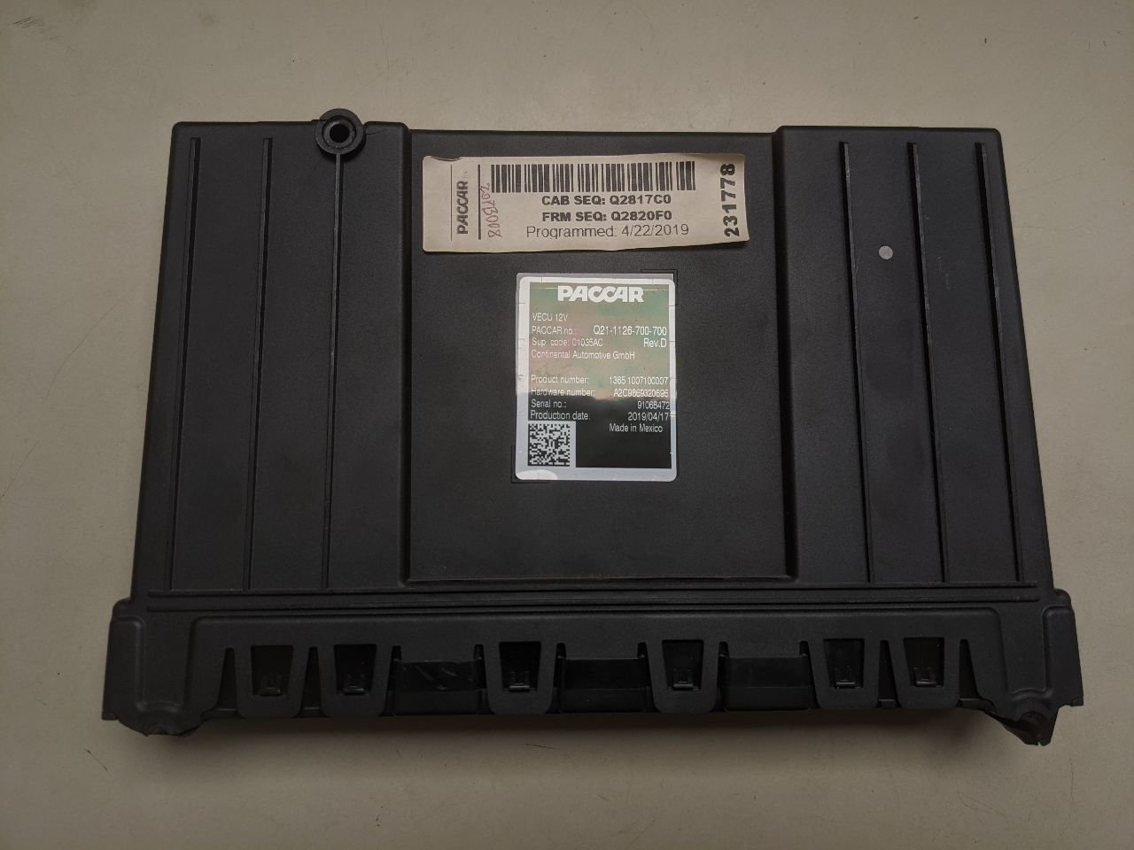 RTLO18913A | Kenworth T680E Cab Control Module CECU for Sale