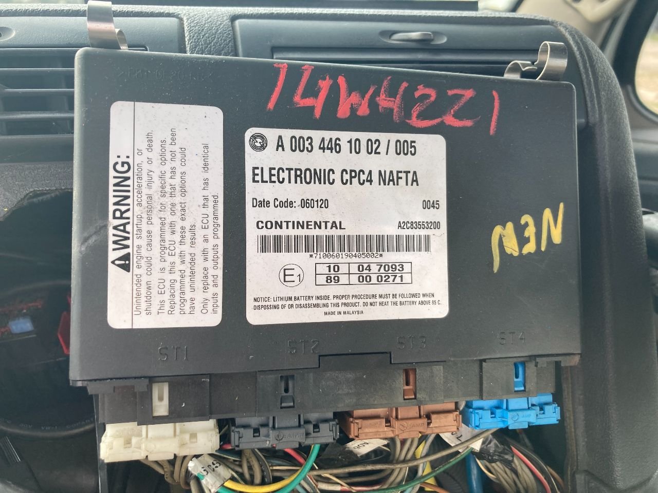 A034461002005 | Freightliner 108SD Cab Control Module CECU for Sale