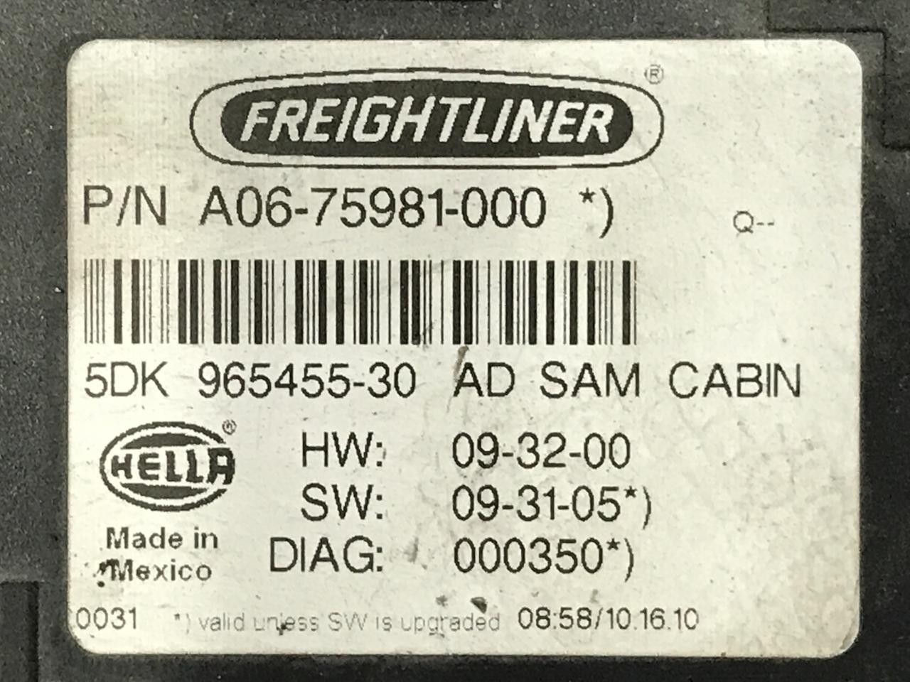 A06-75981-000 | Freightliner CASCADIA Cab Control Module CECU for Sale