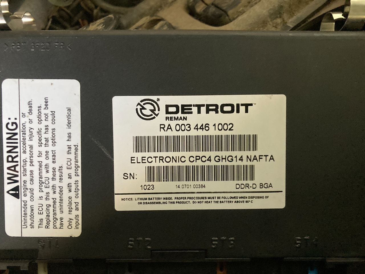 RA0034461002 | Freightliner CASCADIA Cab Control Module CECU for Sale