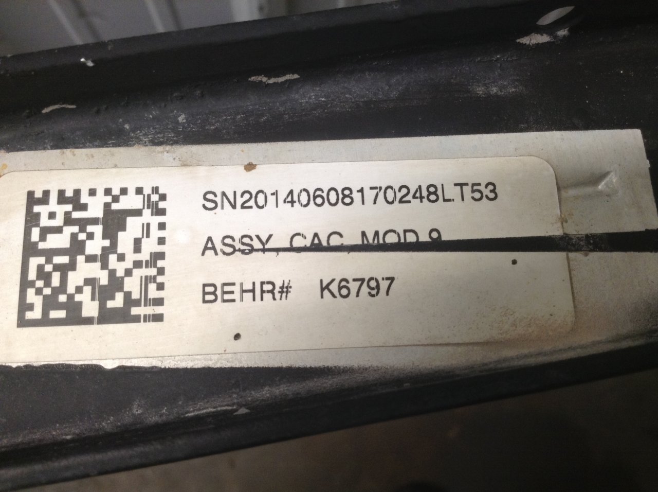 K6797 | Peterbilt 386 Charge Air Cooler (ATAAC) for Sale