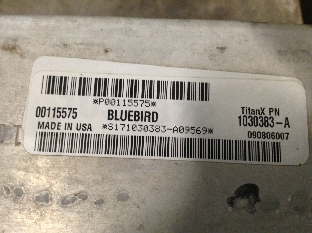 00115575 | Blue Bird VISION Charge Air Cooler (ATAAC) for Sale
