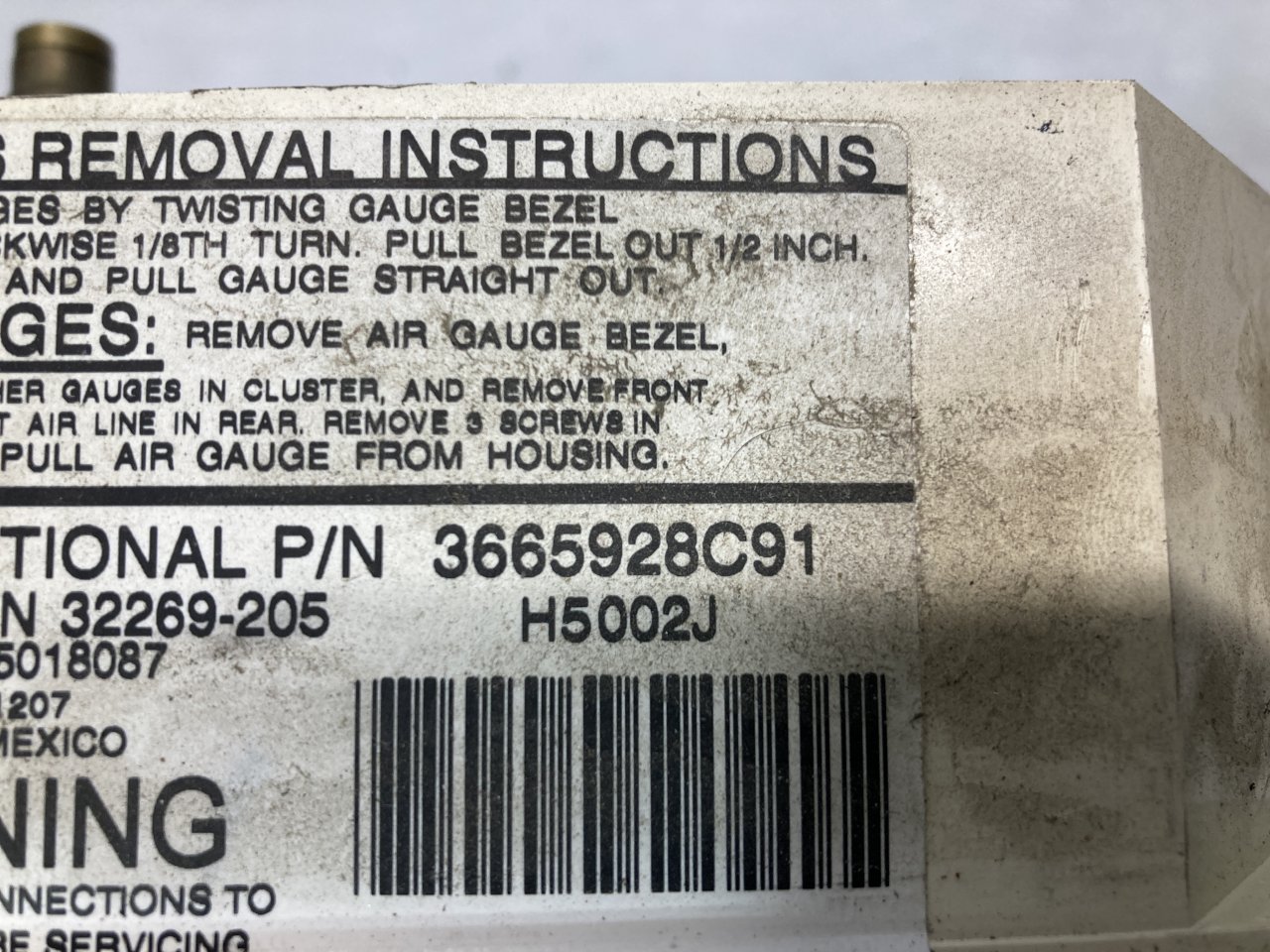 3665928C91 | International 9900 Dash Panel for Sale