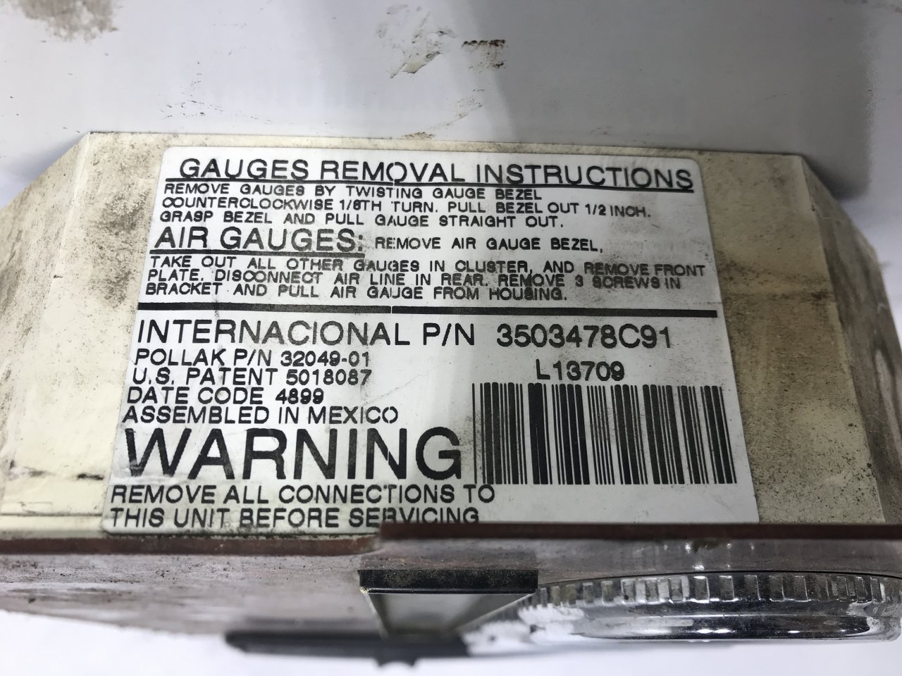 3503478C91 | International 9900 Dash Panel for Sale
