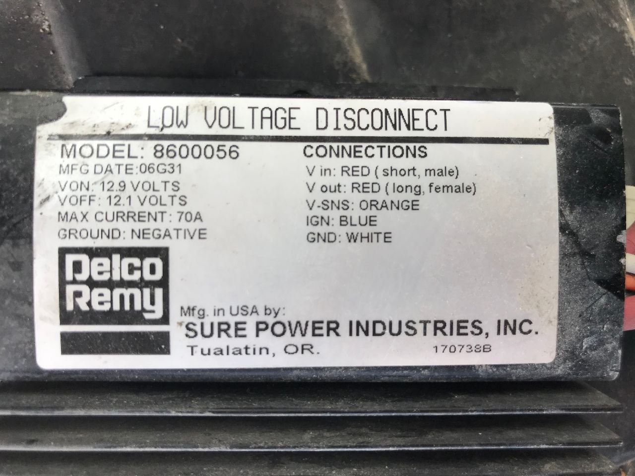 8600056 | Kenworth T600 Electrical, Misc. Parts for Sale