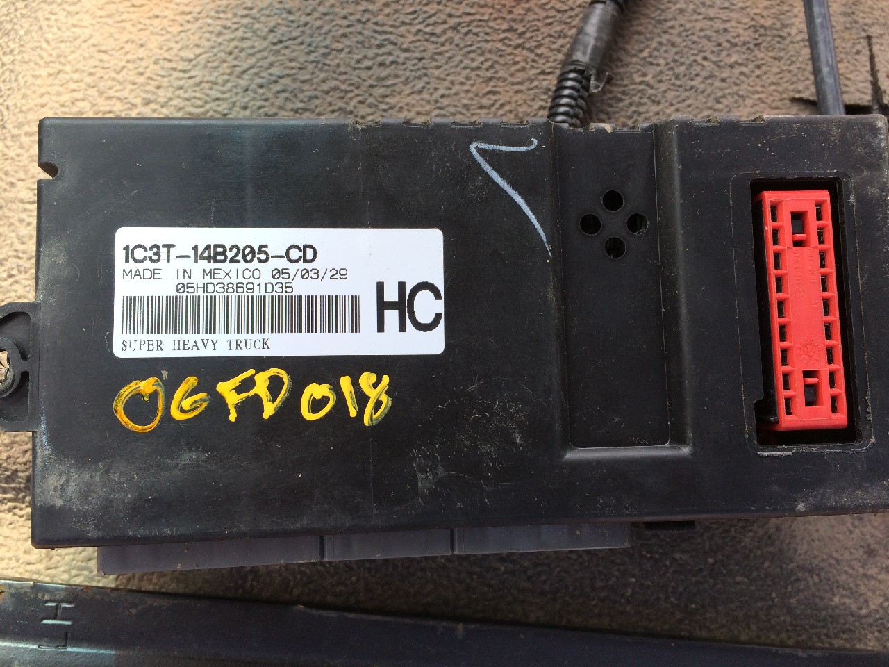 1C3T14B205CD | Ford F650 Electronic Chassis Control Modules for Sale