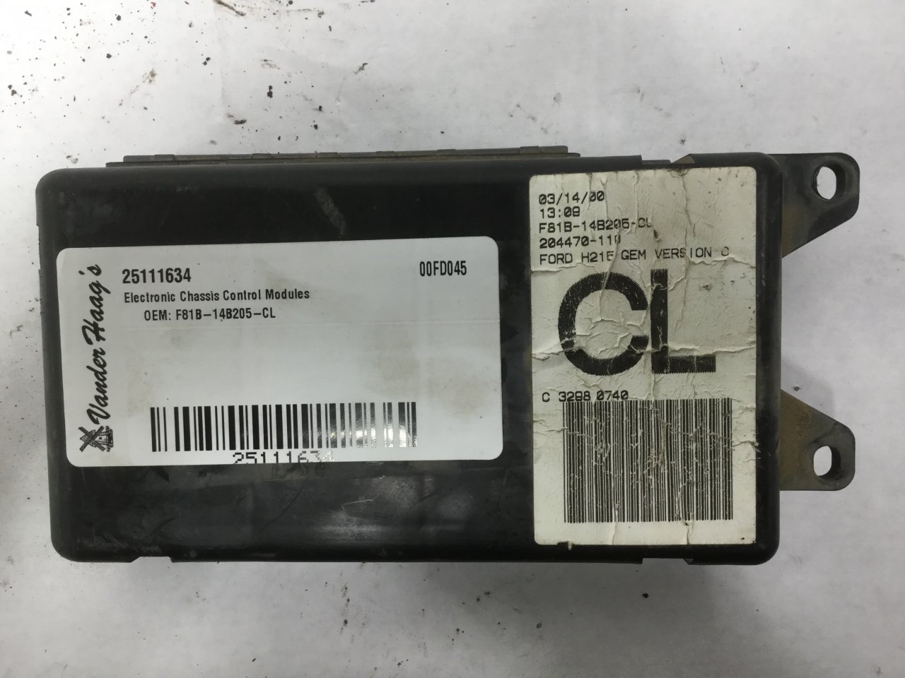 F81B-14B205-CL | Ford F650 Electronic Chassis Control Module for Sale