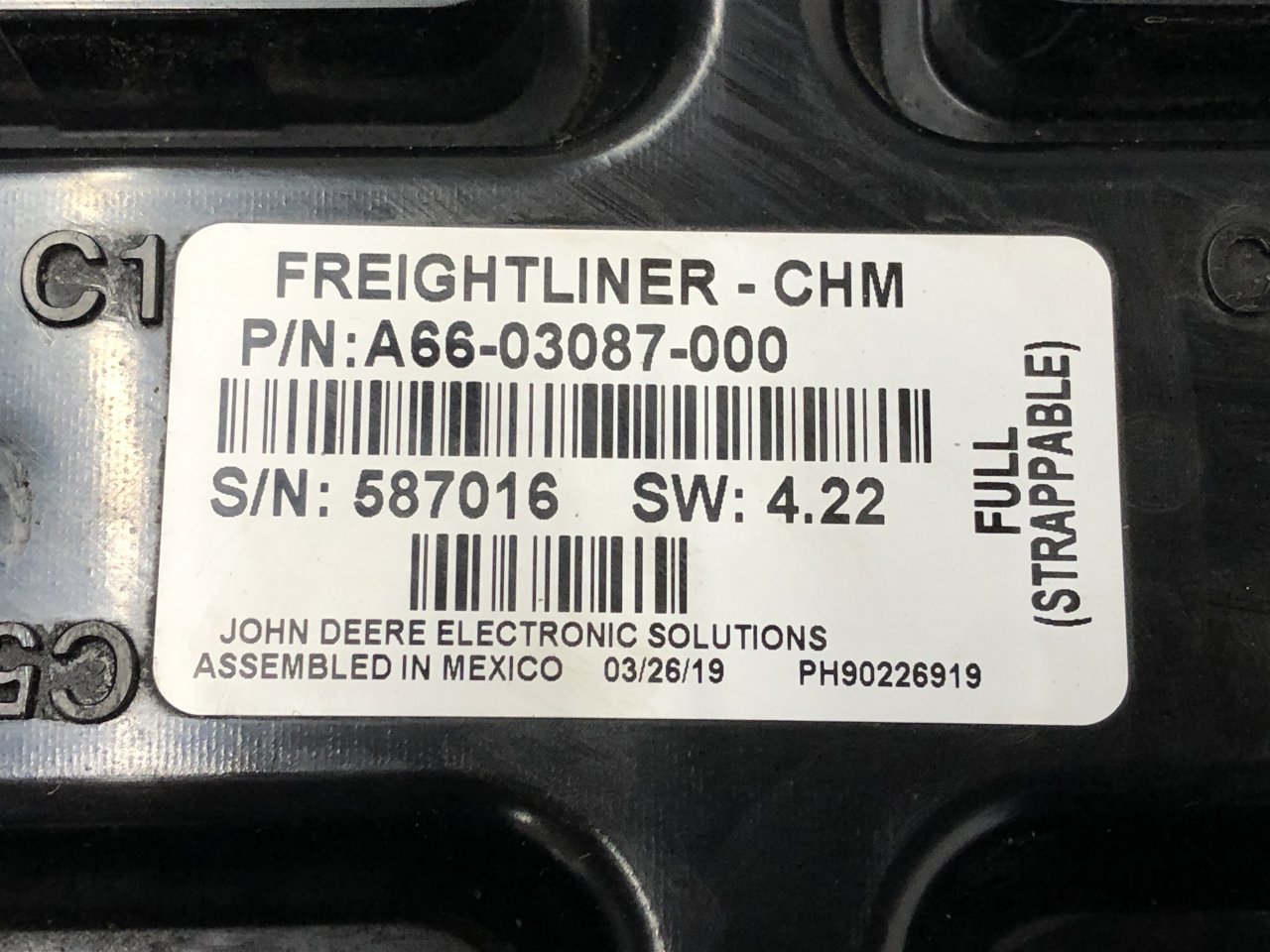 A66-03087-000 | Freightliner M2 106 Electronic Chassis Control Modules ...