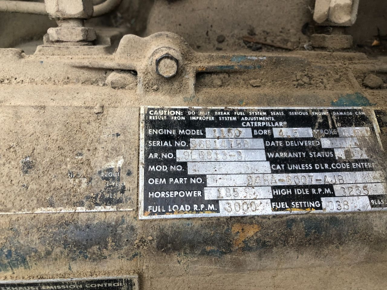 CAT 1150 Engine Assembly for Sale