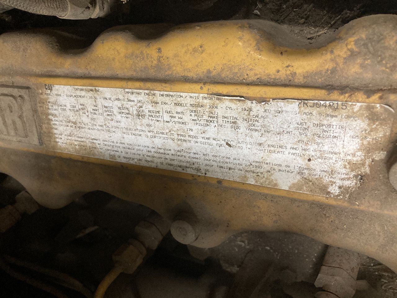 72E2B015SB | CAT 3306 Engine Assembly for Sale