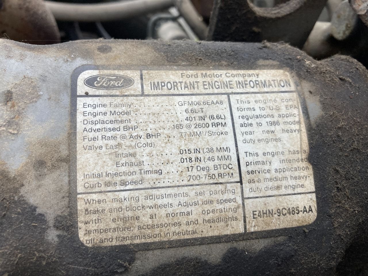 Ford 6.6 Engine Assembly for Sale