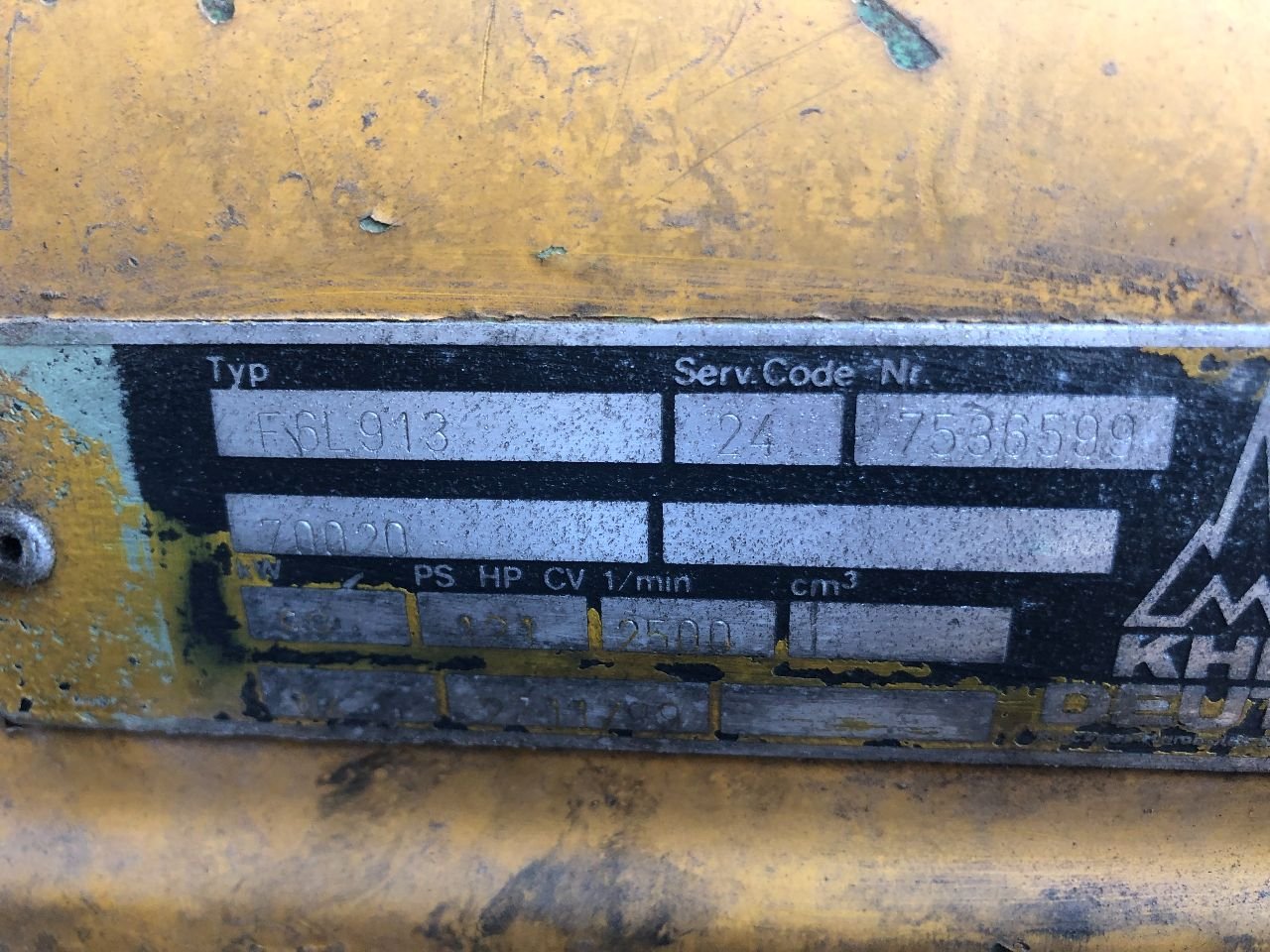 Deutz F6L913 Engine Assembly for Sale