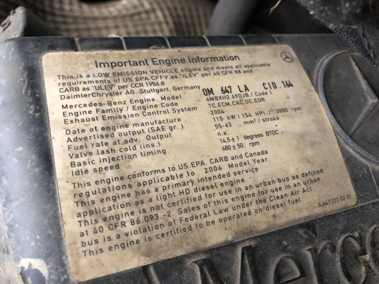 Mercedes OM647 Engine Assembly for Sale