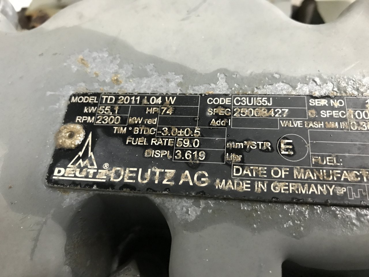 Deutz TD2011L04 Engine Assembly for Sale