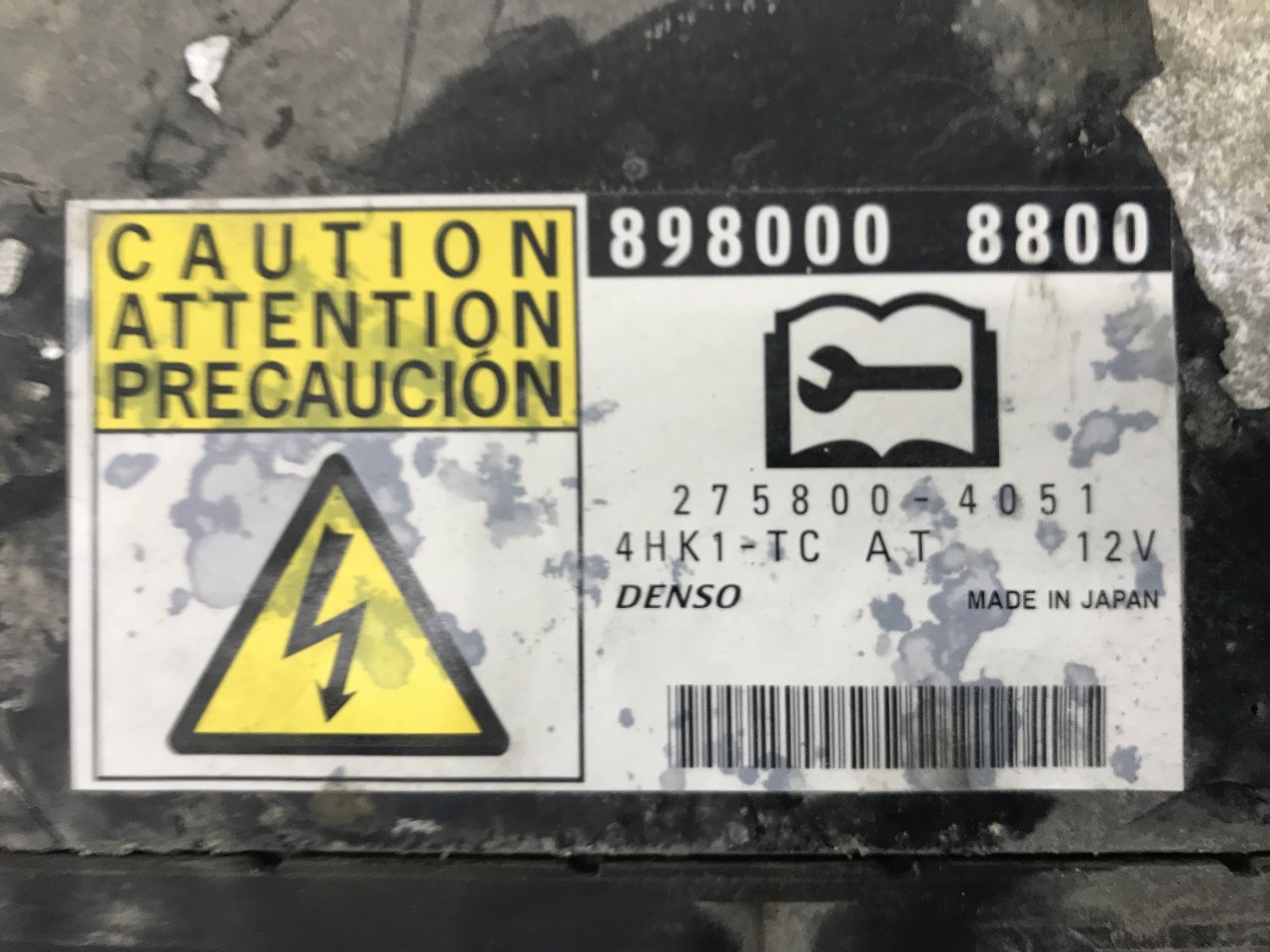 898000 8800 | Isuzu 4HK1T ECM | Engine Control Module for Sale