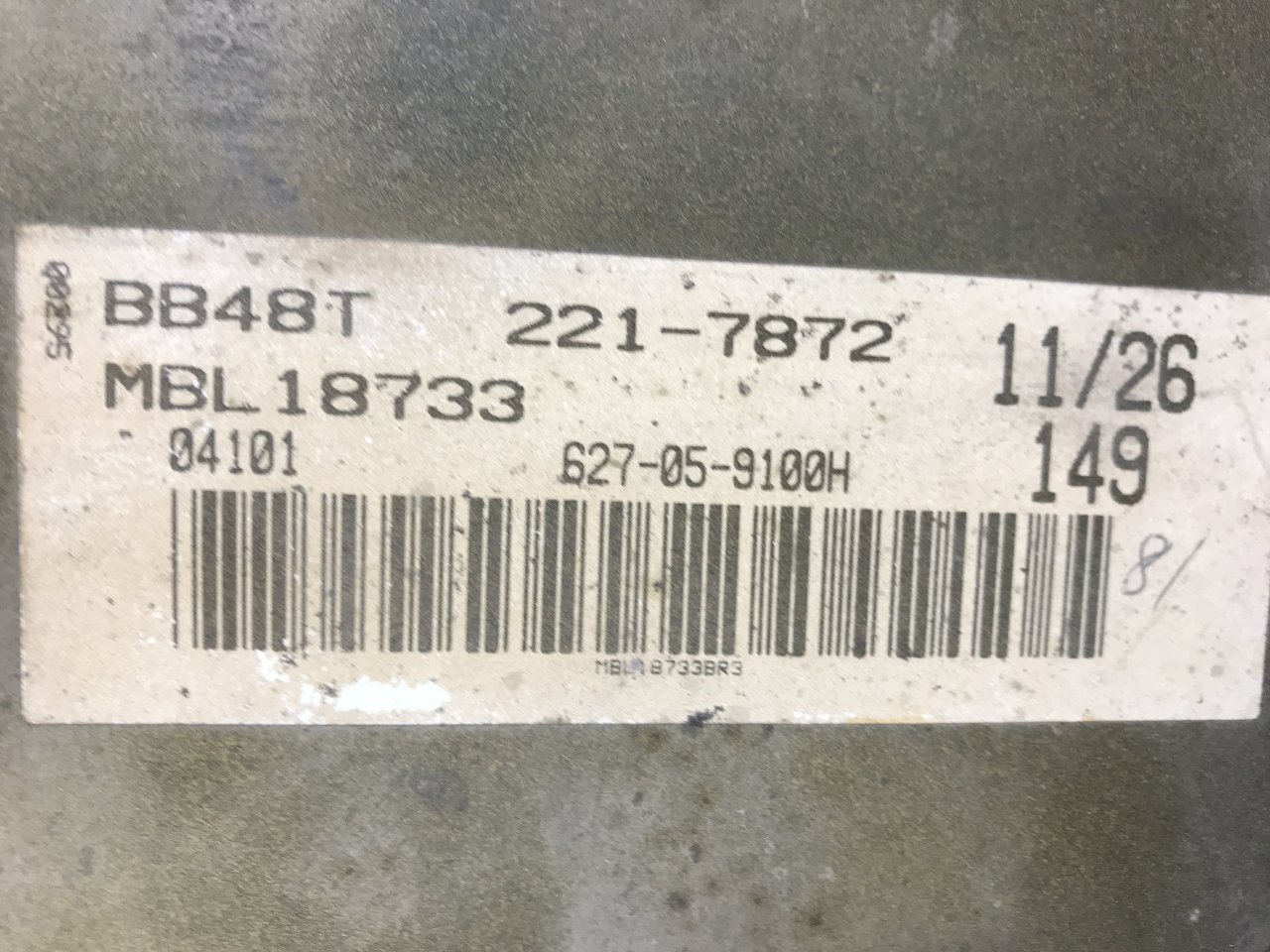 221-7872 | CAT C12 ECM | Engine Control Module for Sale