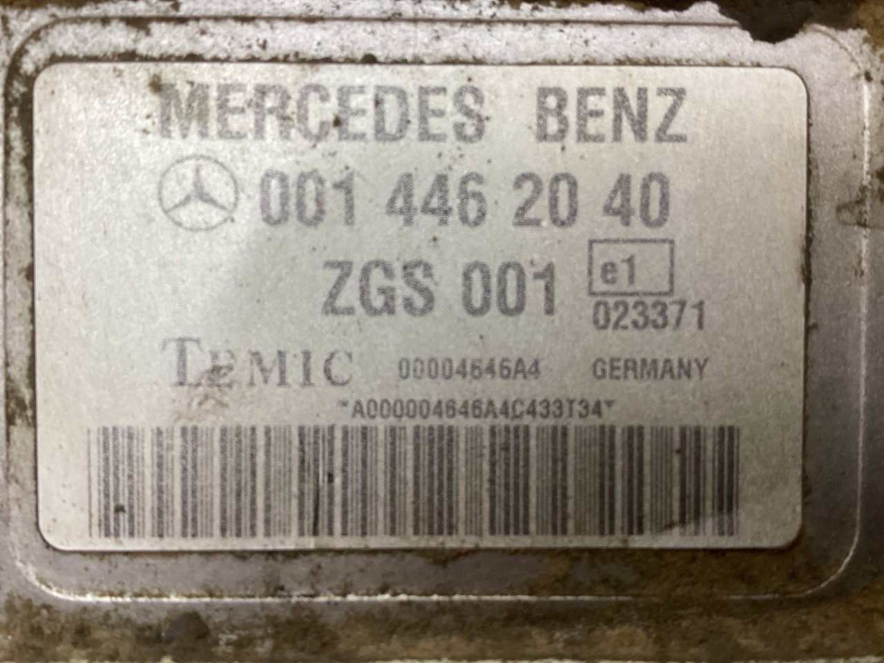 ZGS001 | Mercedes MBE4000 ECM | Engine Control Module for Sale