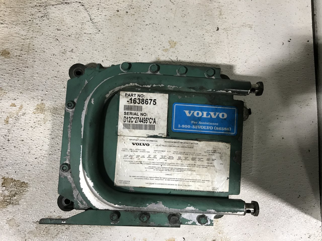 -1638675 | Volvo VED12 ECM | Engine Control Module for Sale
