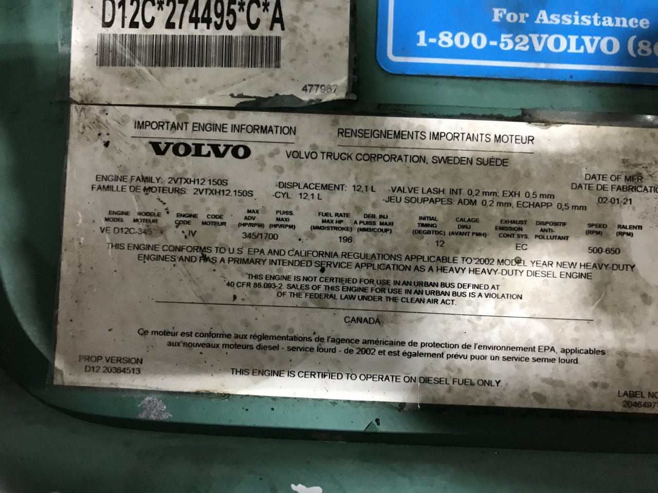 -1638675 | Volvo VED12 ECM | Engine Control Module for Sale