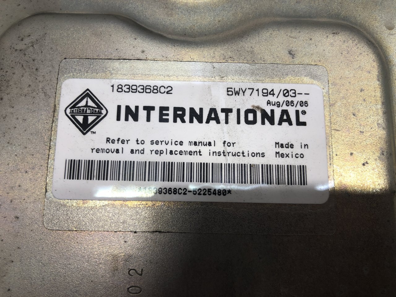 1839368C2 | International VT275 ECM | Engine Control Module for Sale
