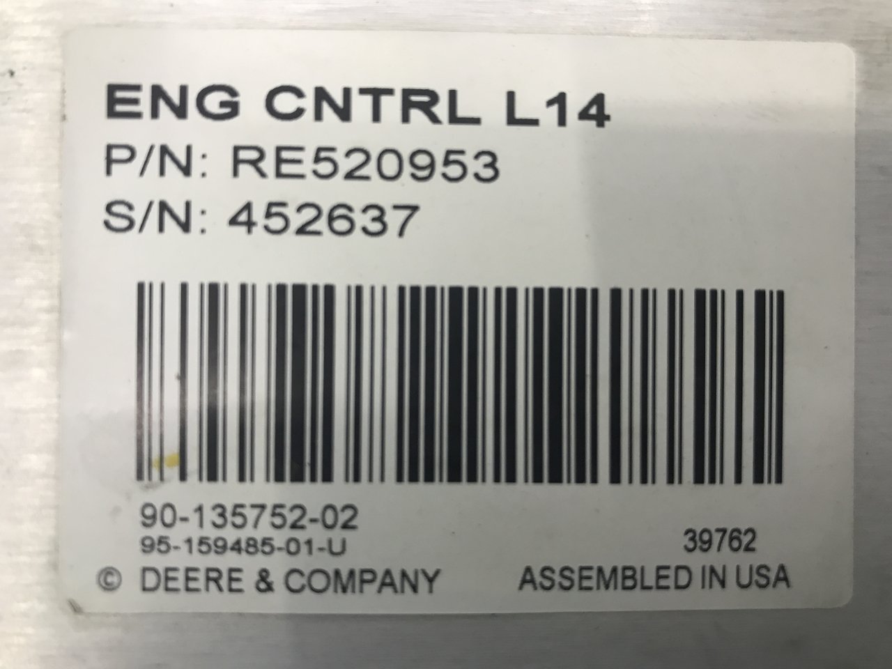 RE520953 | John Deere 6068HT ECM | Engine Control Module for Sale