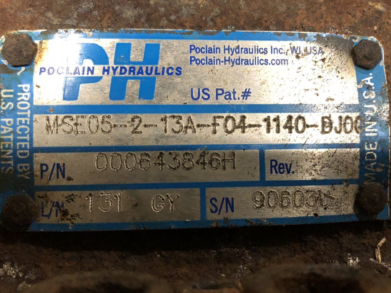 201-224 | Princeton PB50 Hydraulic Motor for Sale