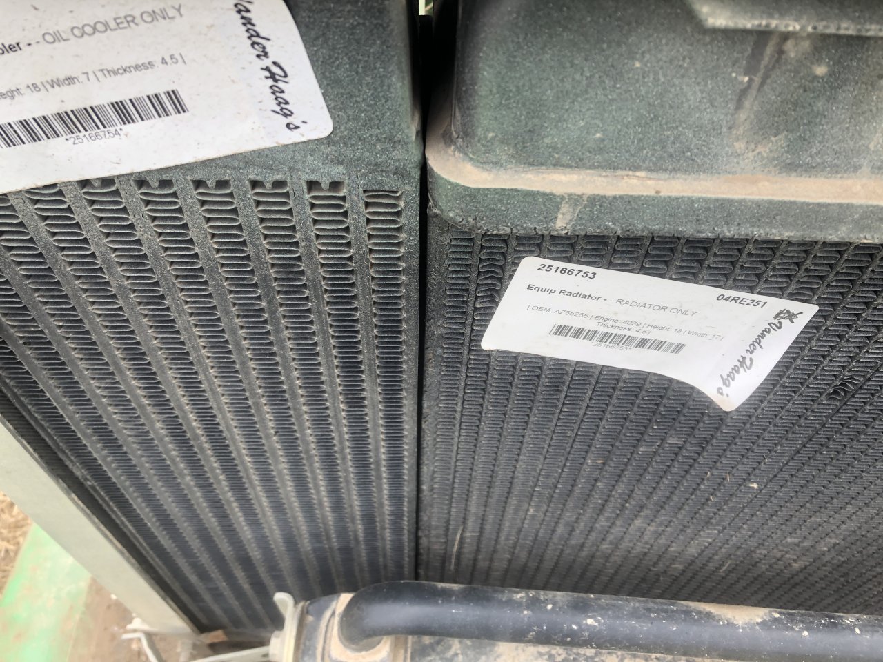 AZ55255 | John Deere 3400 Radiator for Sale