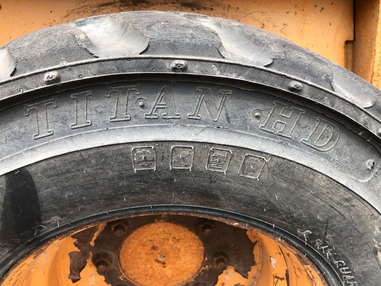 Case 1845C Tire and Rim for Sale
